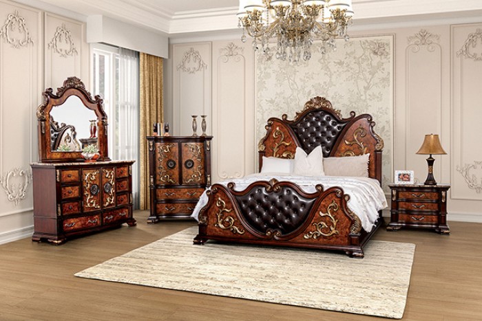 AQUILINA QUEEN BEDROOM SET (5PC) - Havilah Castle